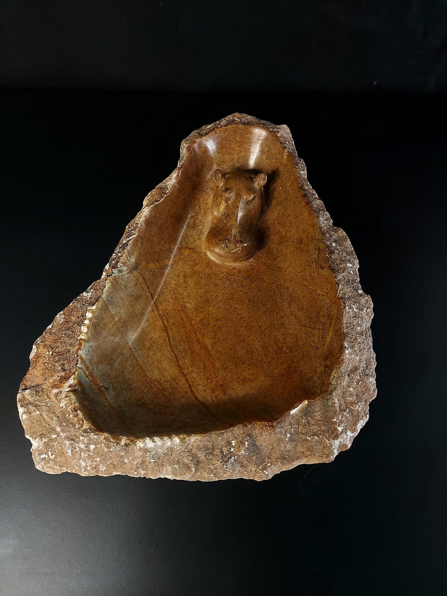 Rapoko Stone Hippo Bowl - Etsy