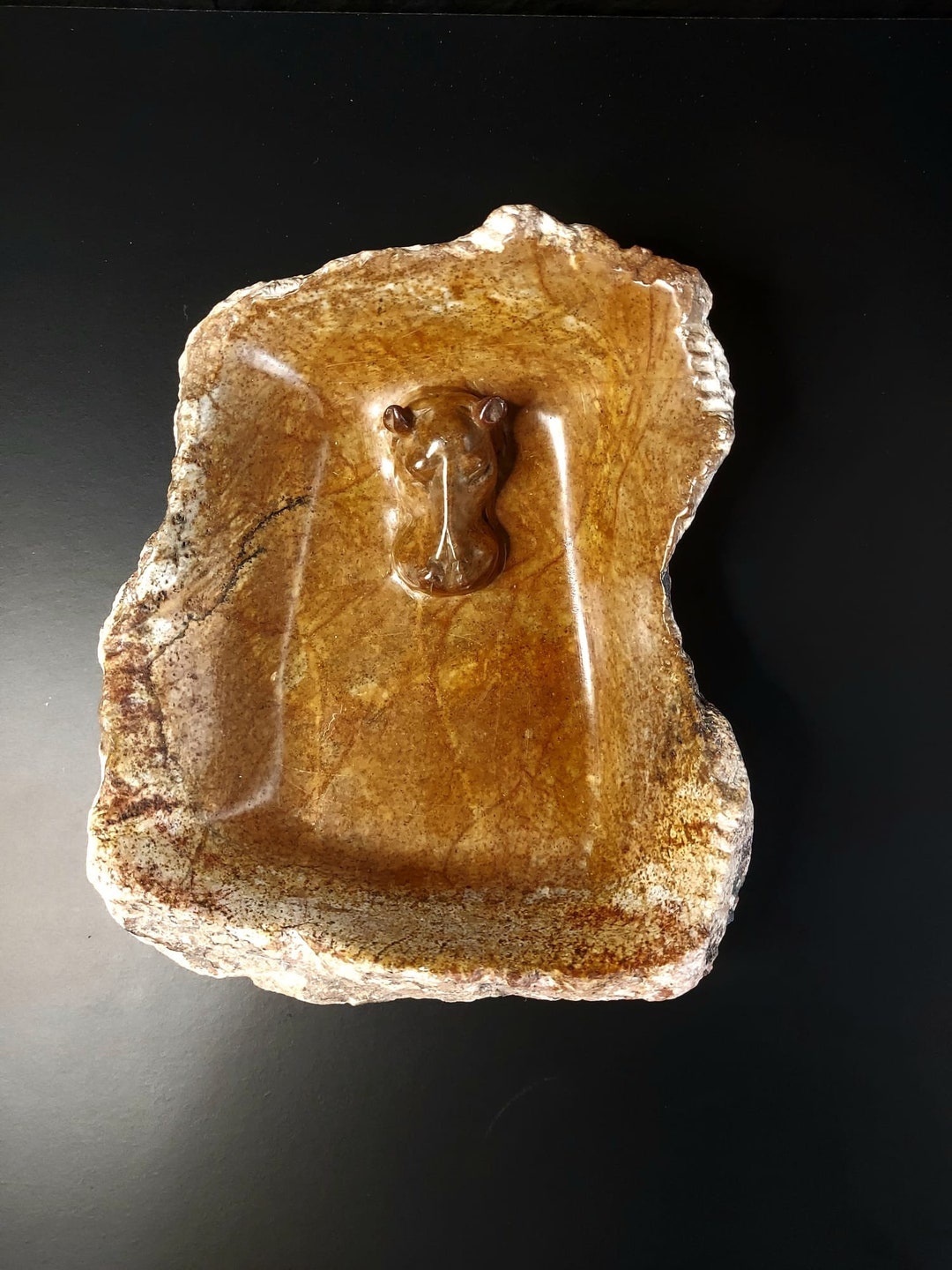 Rapoko Stone Hippo Bowl - Etsy