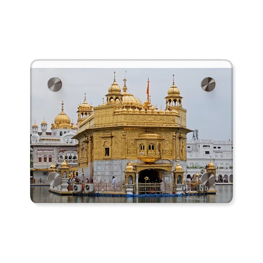 Golden Temple Acrylic Wall Art Panels - Etsy