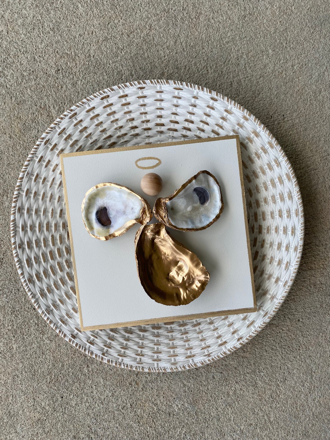 Oyster Shell Angel Wall Art: Christian Home Decor - Etsy