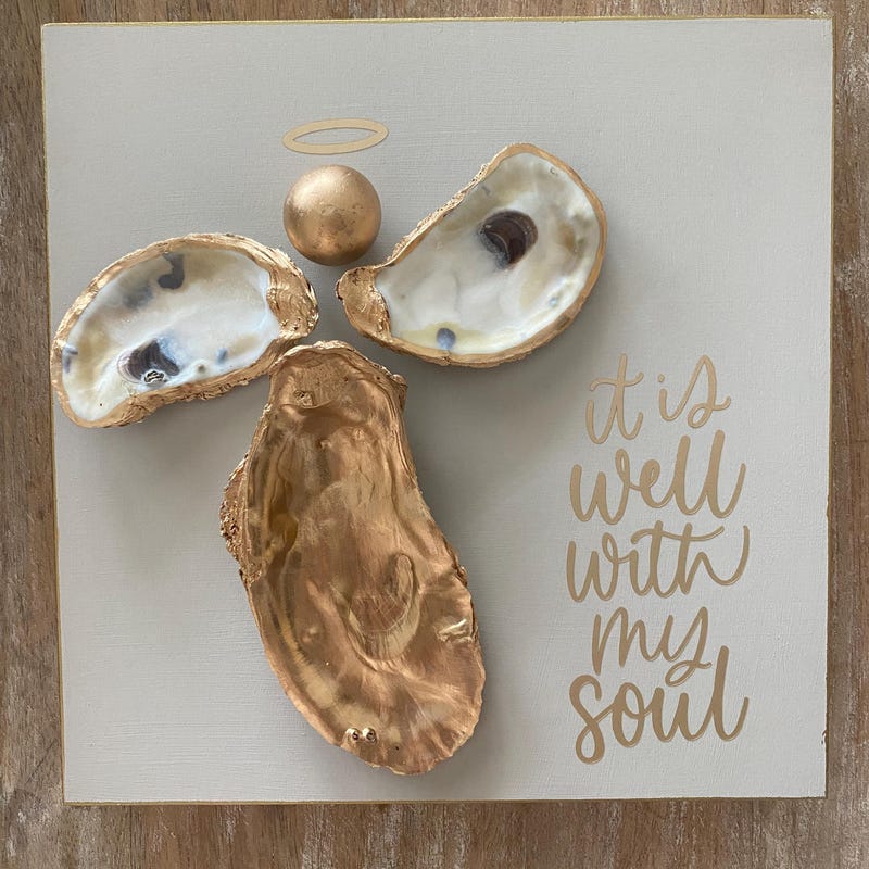 Oyster Shell Angel - Etsy