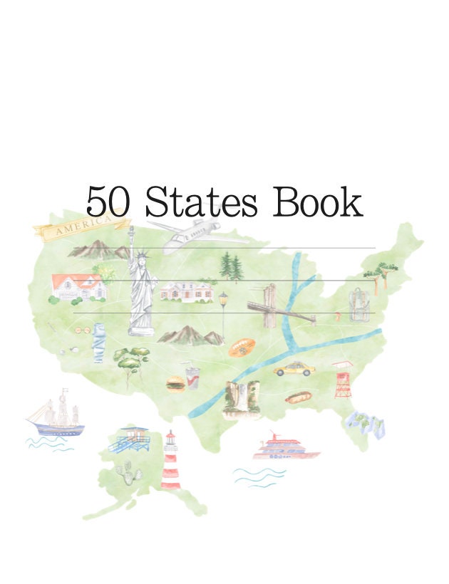 United States Book Homeschool Curriculum 50 States Unit - Etsy