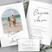 LDS Wedding Invitation Template, Photo Wedding Invitation Canva, LDS ...
