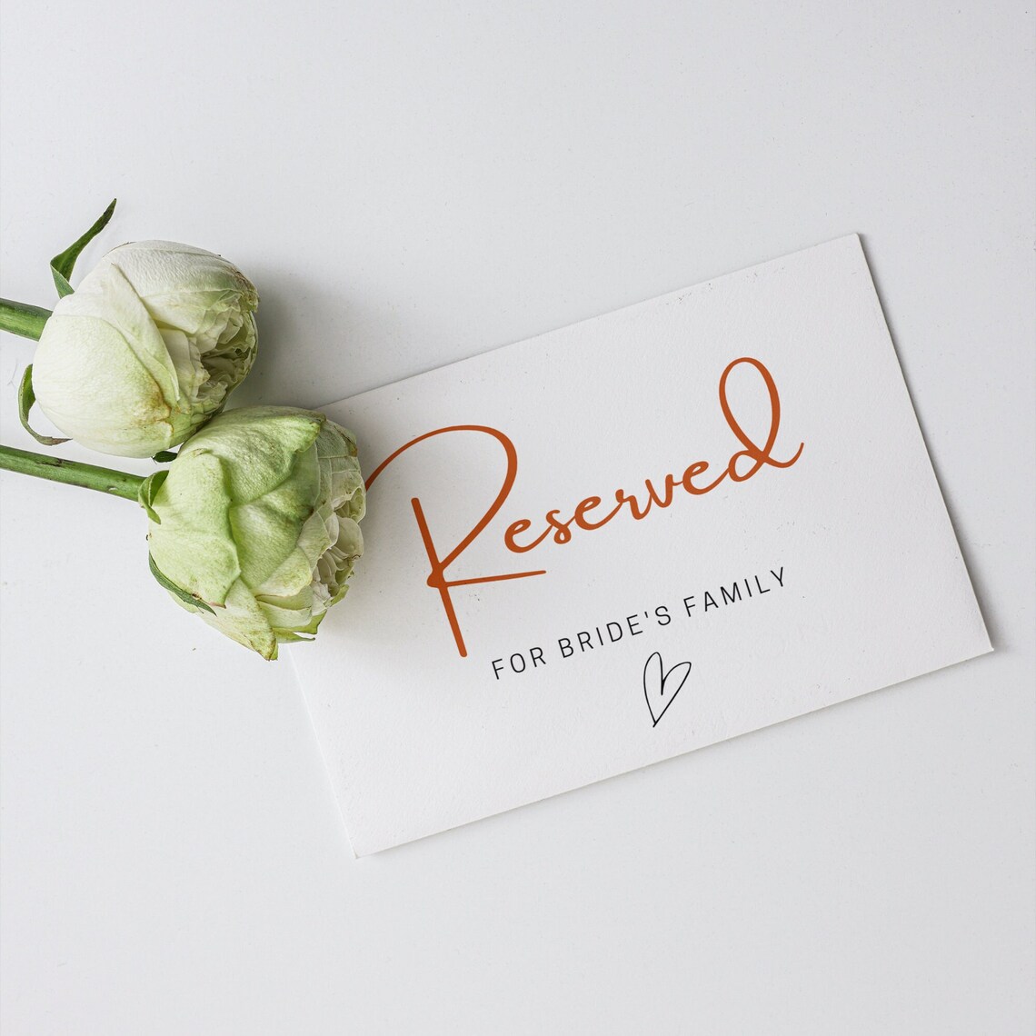 Minimalist Wedding Reserved Sign Template Wedding Reserved - Etsy