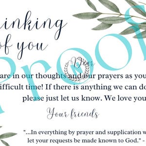 Printable Praying for You Cards | Various Sizes - Etsy