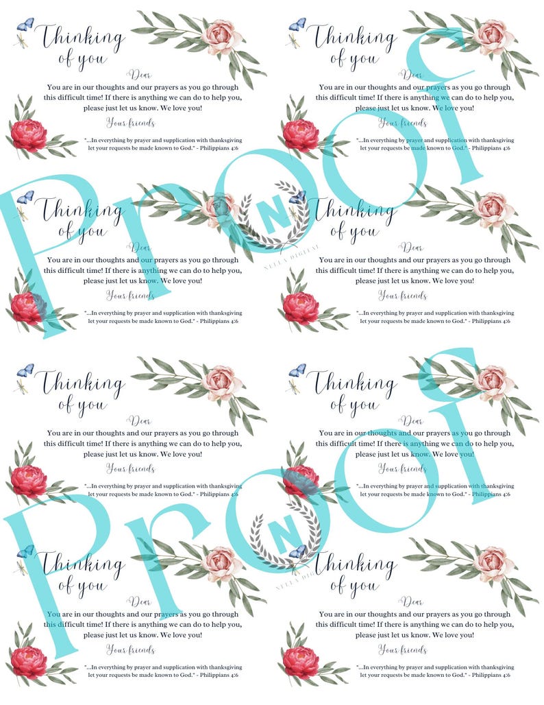 Printable Praying for You Cards | Various Sizes - Etsy