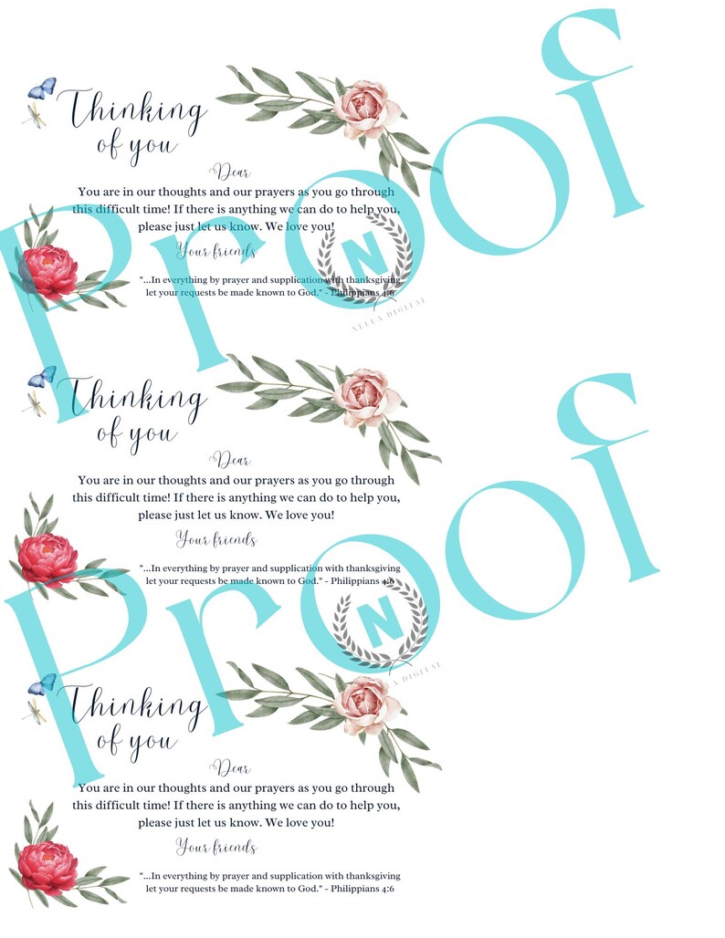 Printable Praying for You Cards | Various Sizes - Etsy