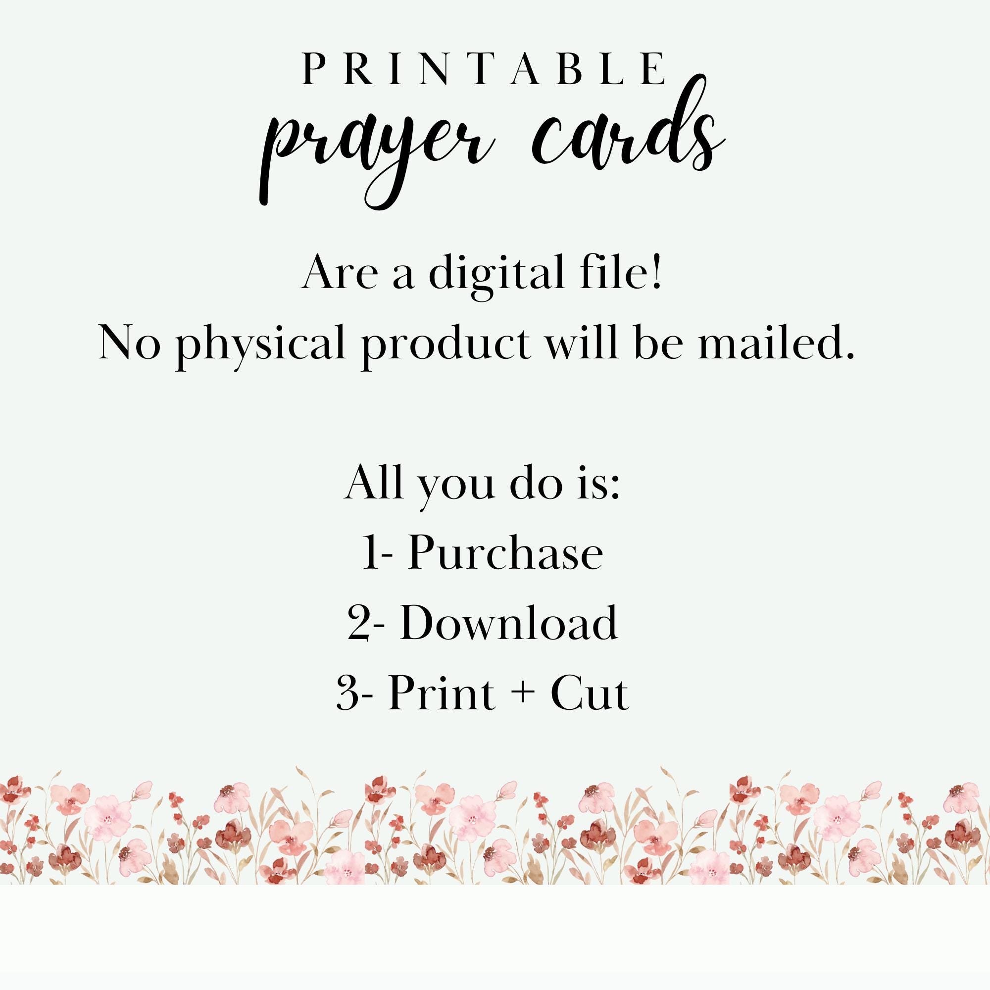 Printable Praying for You Cards | Various Sizes - Etsy