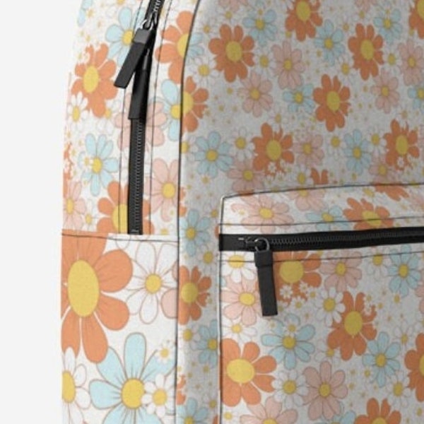 Floral Backpack - Etsy