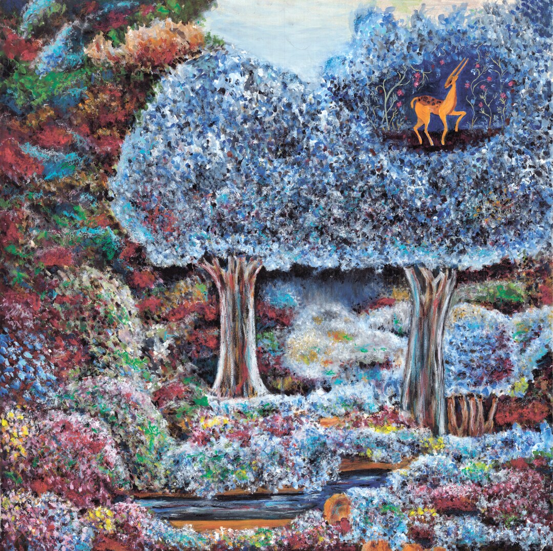Fantasy Forest Landscape Digital Copy| Hand Drawn Gallery Fantasy ...