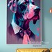 Great Dane Art: Great Dane Wearing Bow Tie in the Style of Alphonso ...
