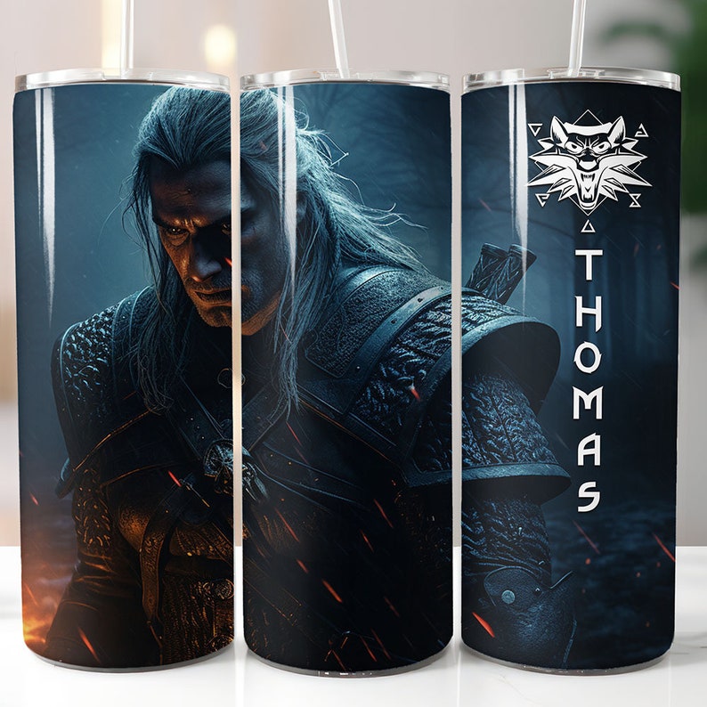 The Witcher Tumbler Wraps Bundle the Witcher Inspired 20oz STRAIGHT ...