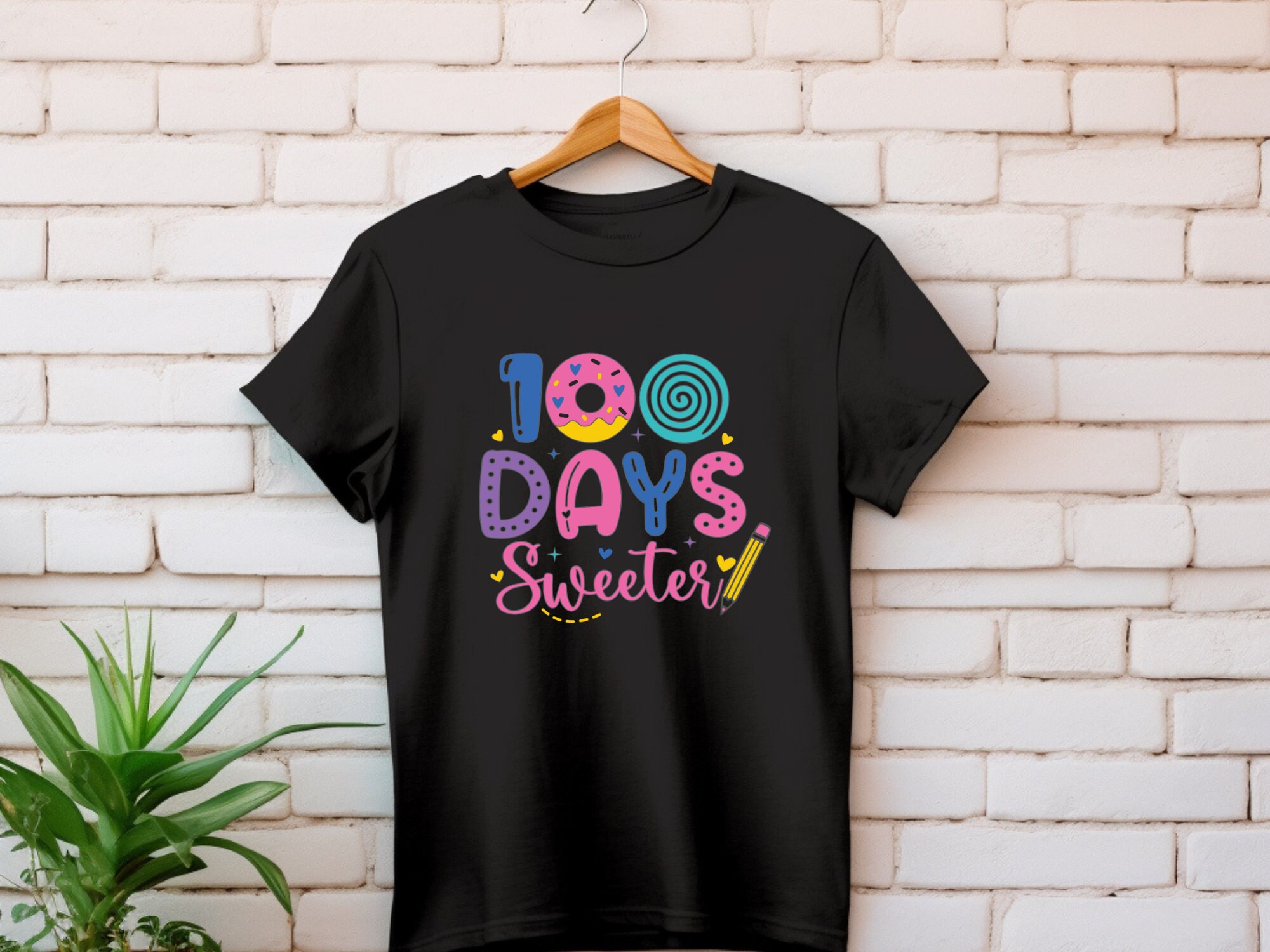 100 Days of School PNG SVG Bundle, Happy 100 Days Sweeter Png, Back to ...