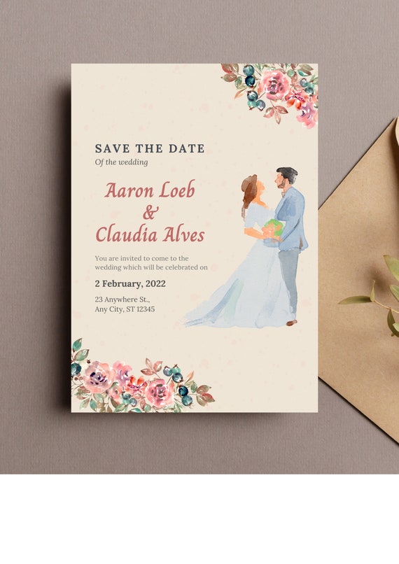 Wedding Invitation Wording Husband And Wife Wedding Invitation