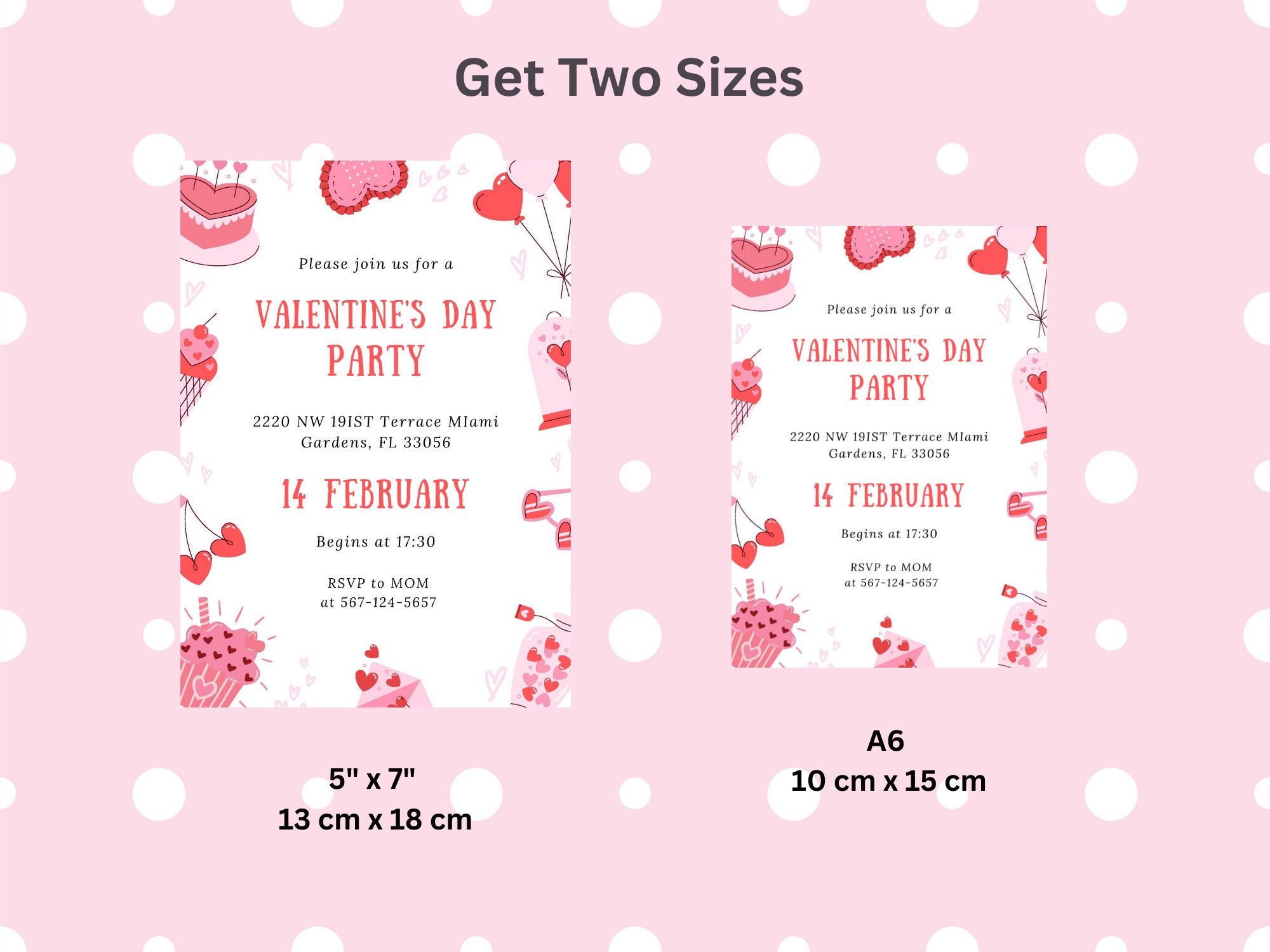 Editable Valentines Party Invitation, Kids Valentines Printable, Happy ...