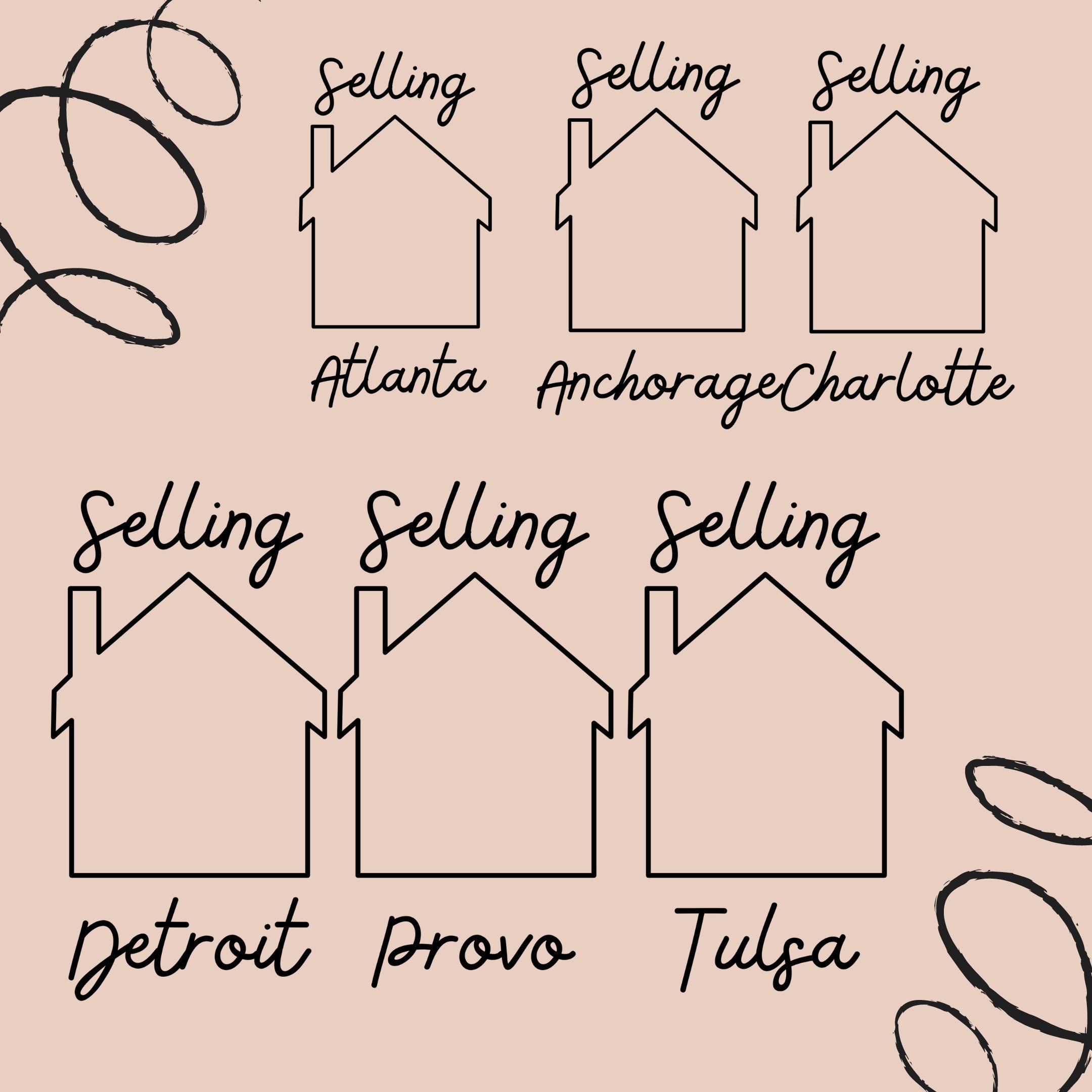 Selling City SVG Bundle, Real Estate Svg, Realtor Svg, Cities Svg, My ...