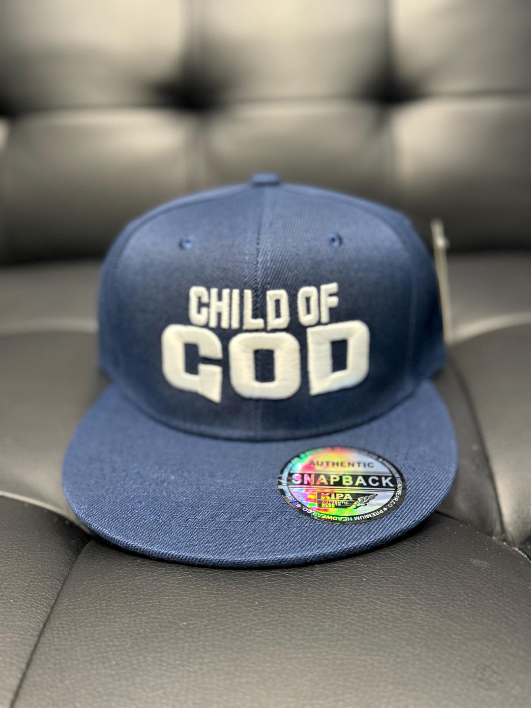 Child of GOD (navy Blue Snap Back Hat) - Etsy