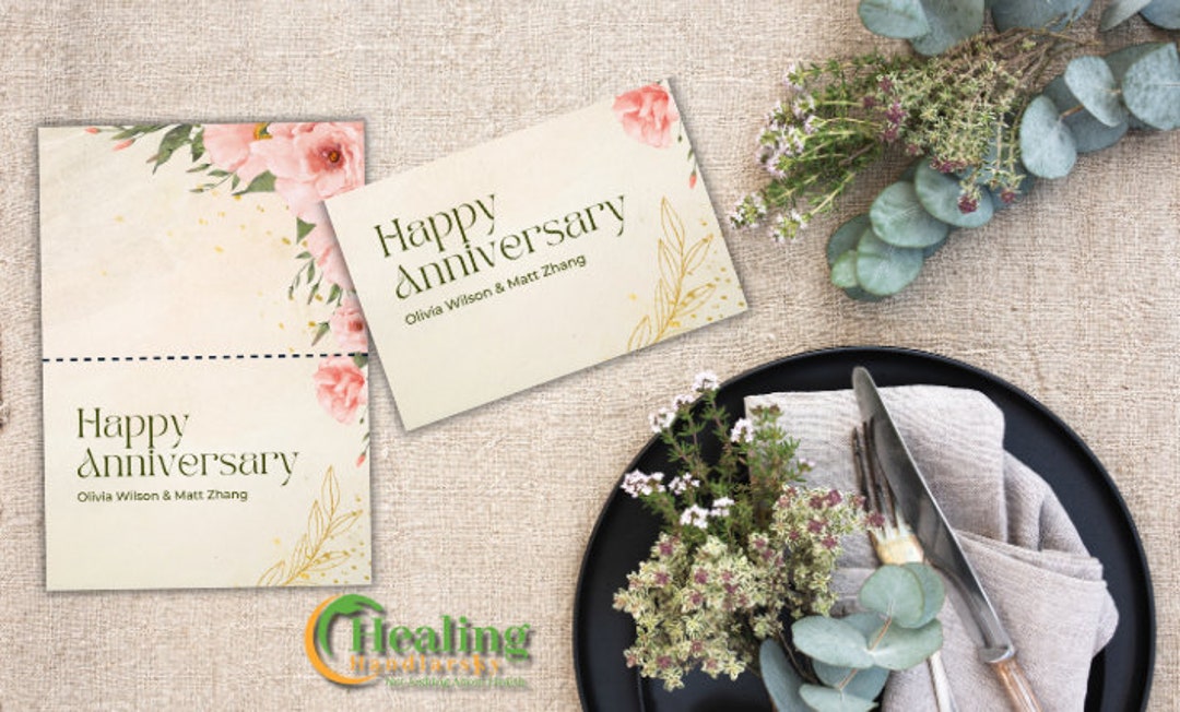 Editable Digital Anniversary Card | Customizable Anniversary Ecard - Etsy