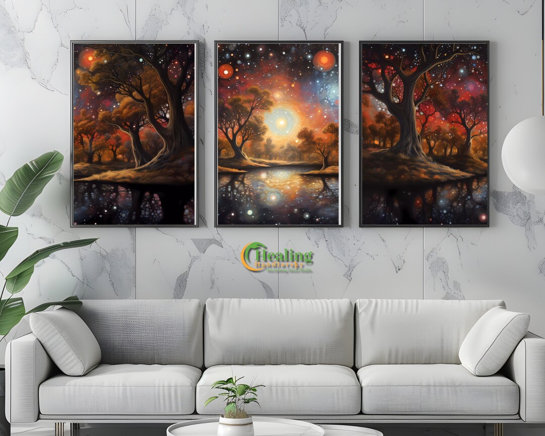 Original Tree of Life Painting | Digital Artwork & Wall Printable - Etsy