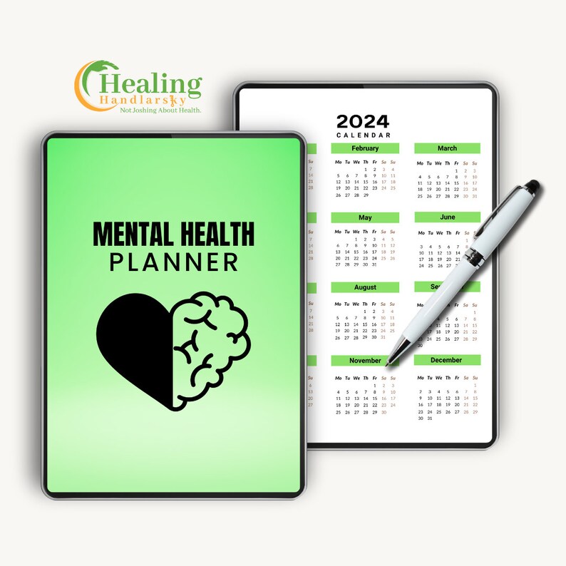 Mental Health Planner | Self Care Journal & Wellness Tracker - Etsy