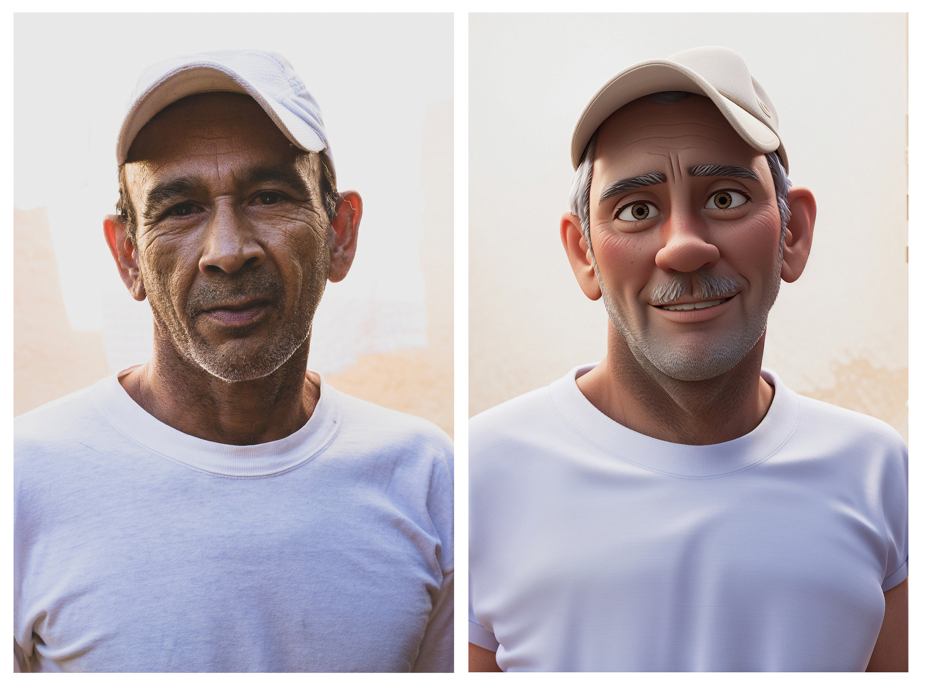 Custom Pixar Style Portrait Made to Order. Turn Your Photos Into Scenes ...