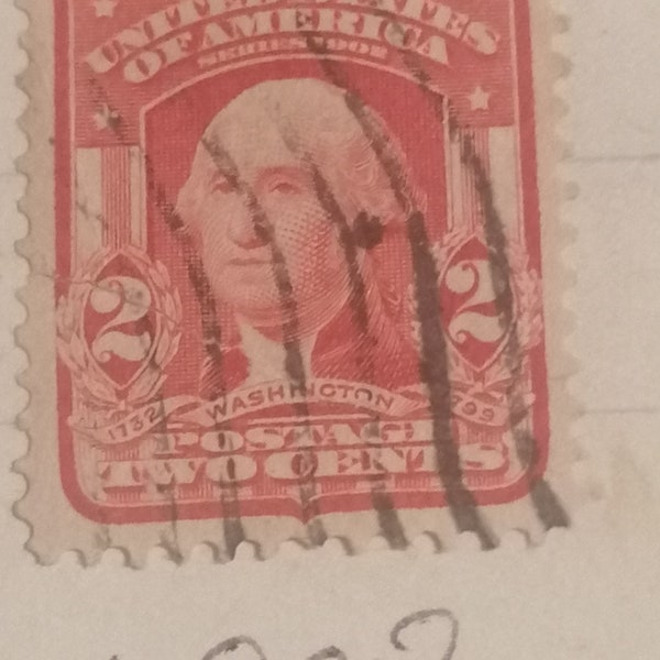 George Washington 2 Cent Stamp - Etsy