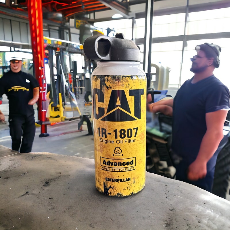 Cat Oil Filter Tumbler - Etsy