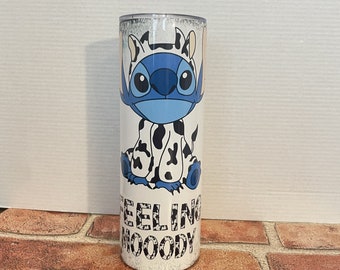 Stitch Cow Tumbler - Etsy