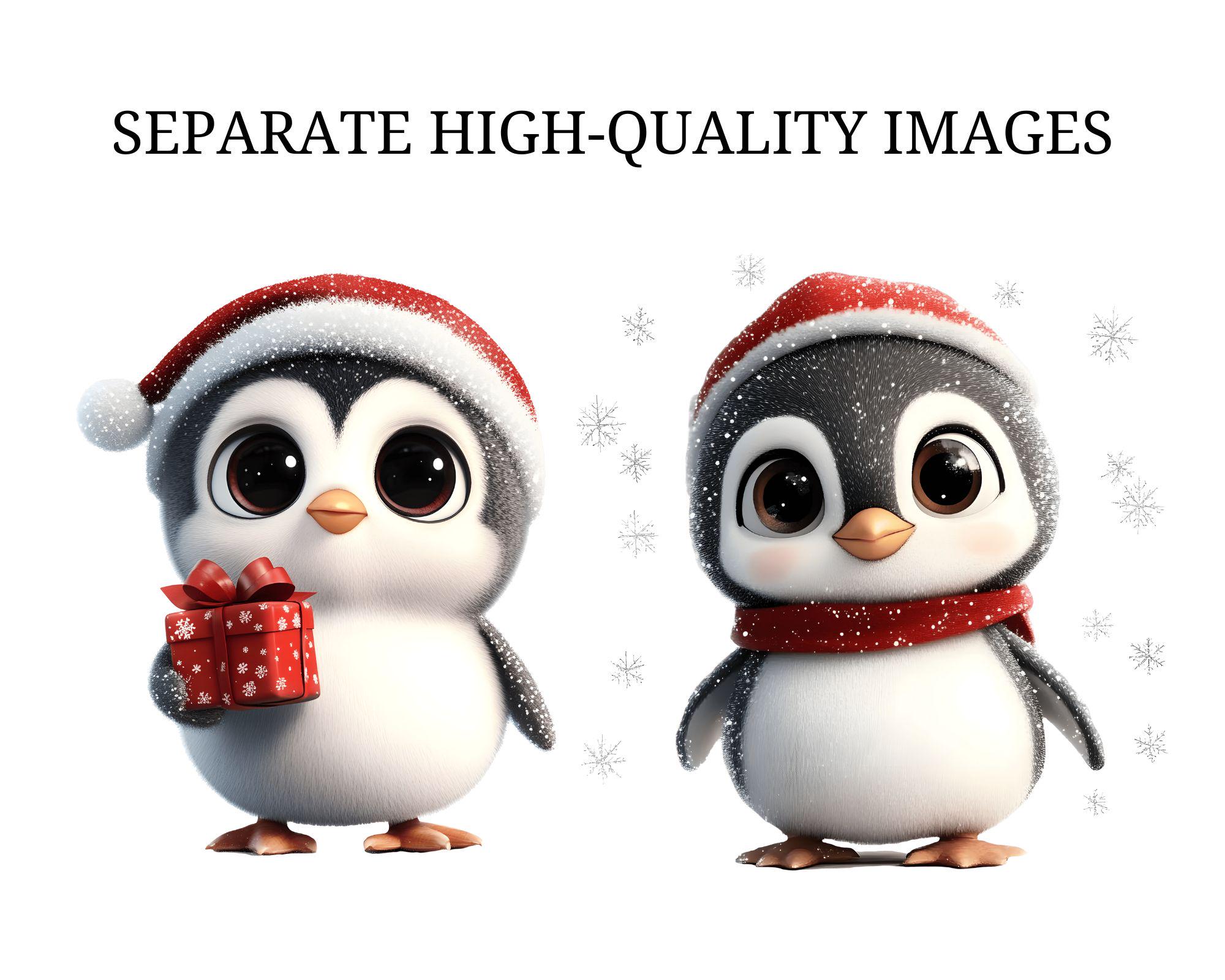 Christmas Penguin Clipart Cute Animal PNG Christmas Clipart Baby ...