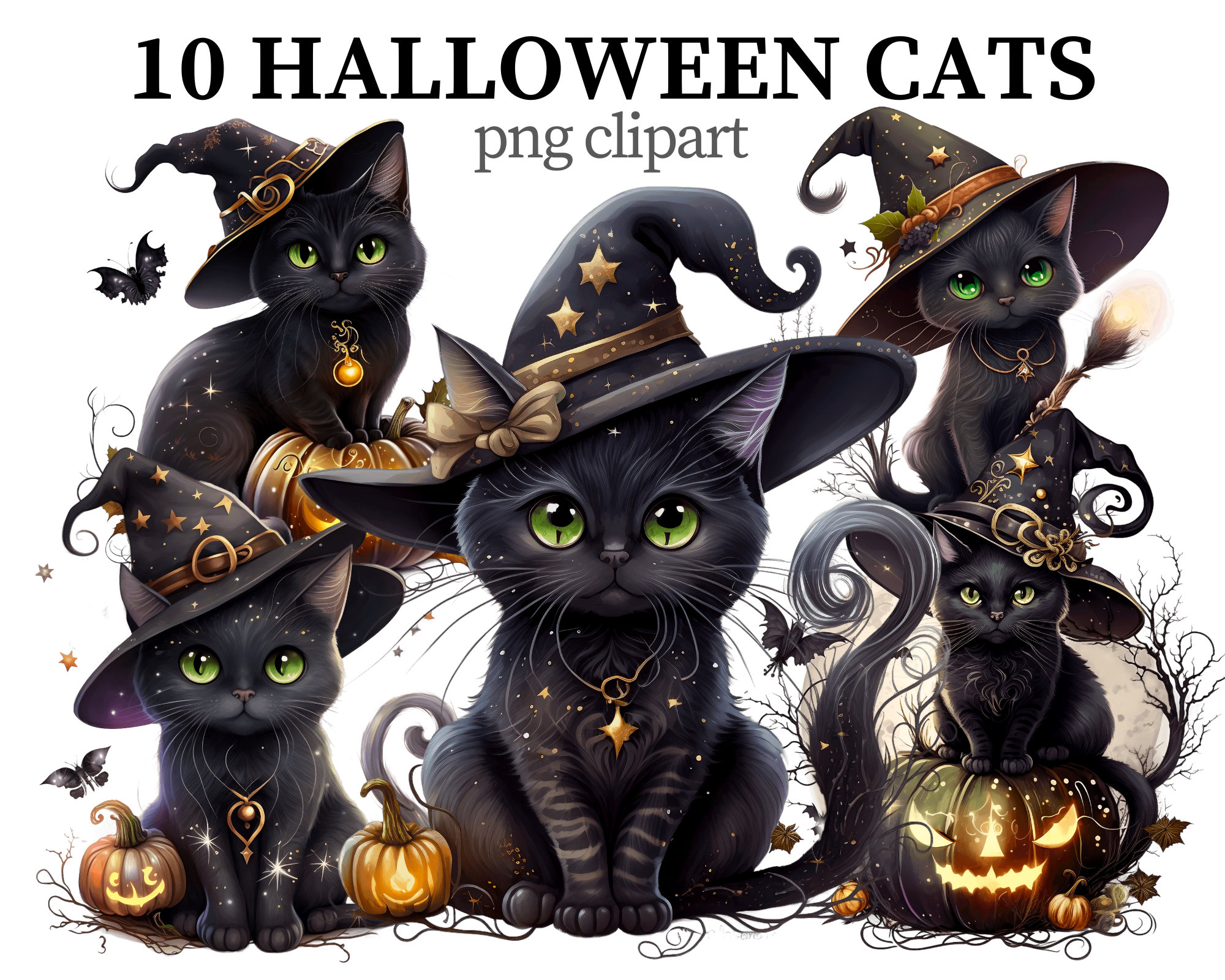 Halloween Cat Clip Art