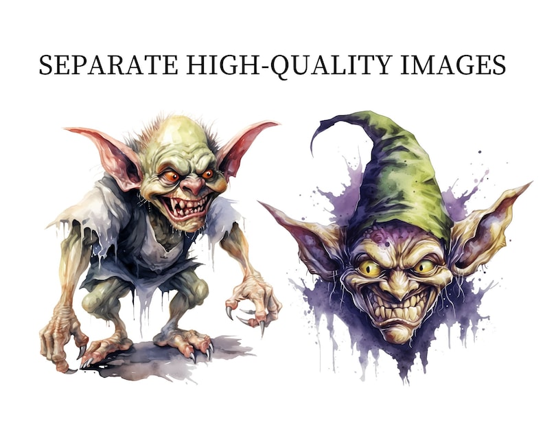Evil Goblin PNG Fantasy Clipart Halloween Image Creature Horror ...