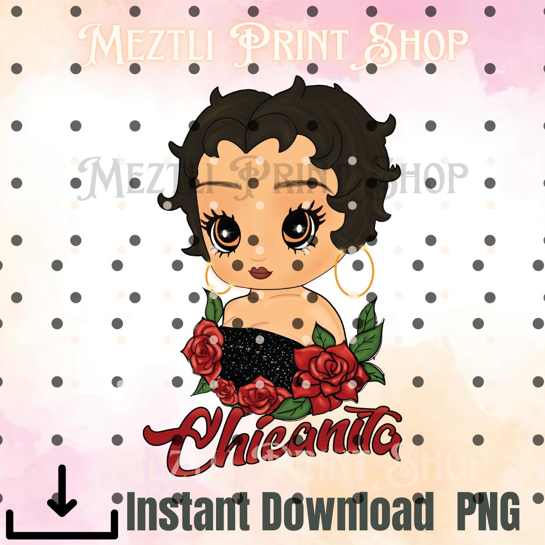 Chicana-girly-cute-chicano-la-png-sublimination-cricut-cameo-ecosolvent ...
