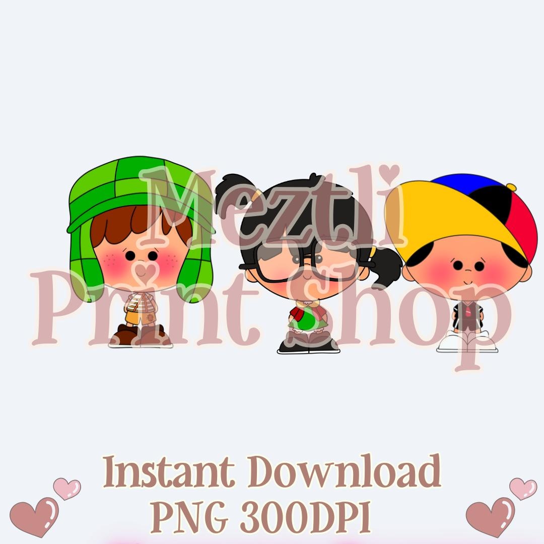 Chavo-chilindrina-kiko-mexico-latino-png-cute - Etsy