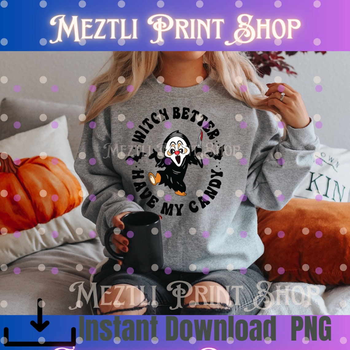 Ghost Face-scary-cute-chipmunk-png-halloween-spooky-thriller-movies - Etsy