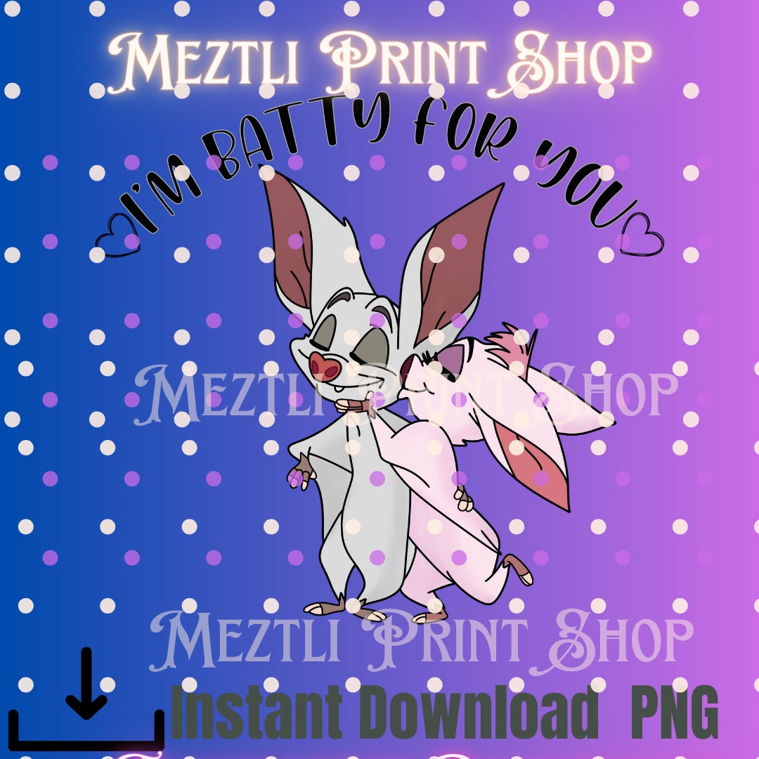 Batty-halloween-love-png-bats-october-couples-cute - Etsy