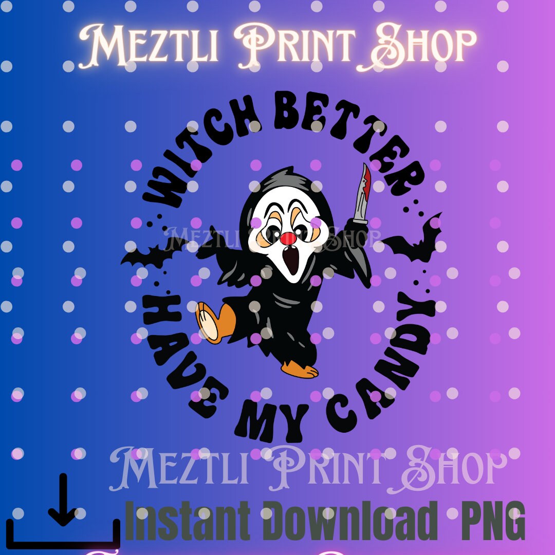 Ghost Face-scary-cute-chipmunk-png-halloween-spooky-thriller-movies - Etsy