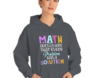 Math Gives Us Hope That Every Problem Has a Solution - Etsy Hong Kong