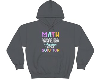 Math Gives Us Hope That Every Problem Has a Solution - Etsy Hong Kong