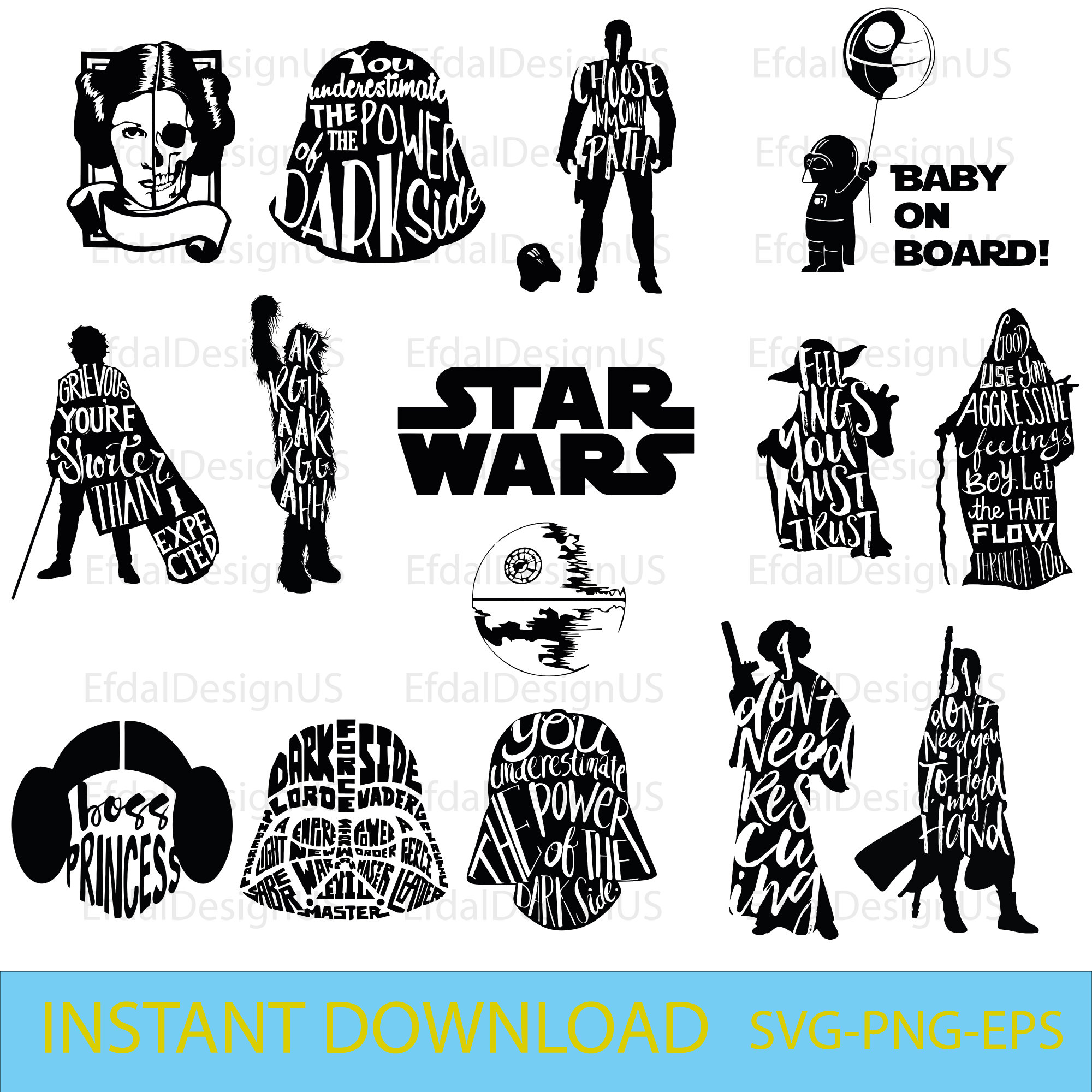 Star Wars svg Star Wars svg Bundle Star Wars png - Etsy Schweiz