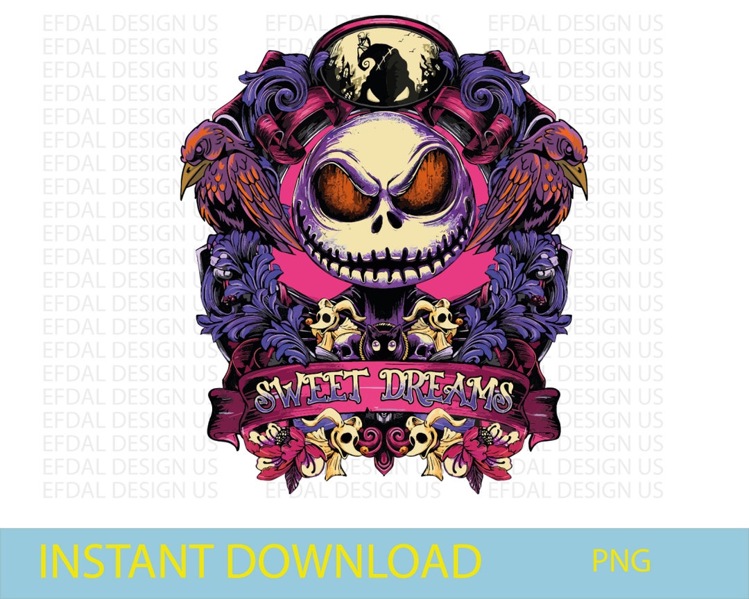 The Nightmare Before Christmas PNG Bundle Sublimation, Spooky Vibes ...