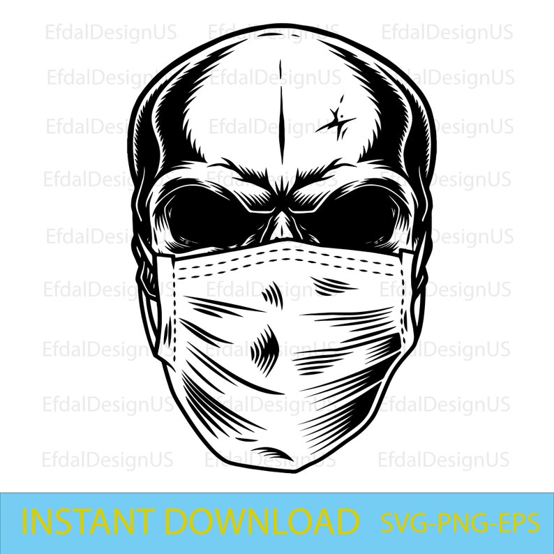 Skull SVG Skull Silhouette Skull Outline SVG Skull Head - Etsy