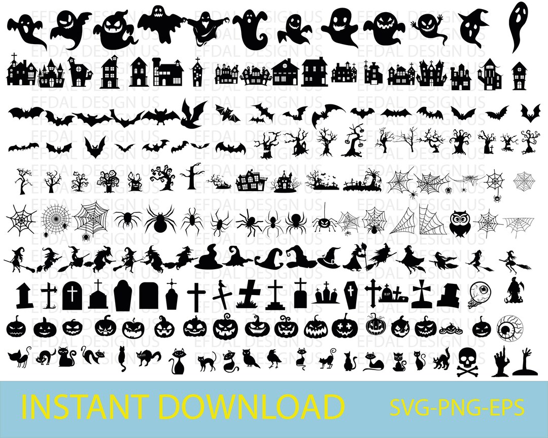 Hallowen SVG Bundle,halloween Svg Files for Cricut,halloween Svg Cut ...