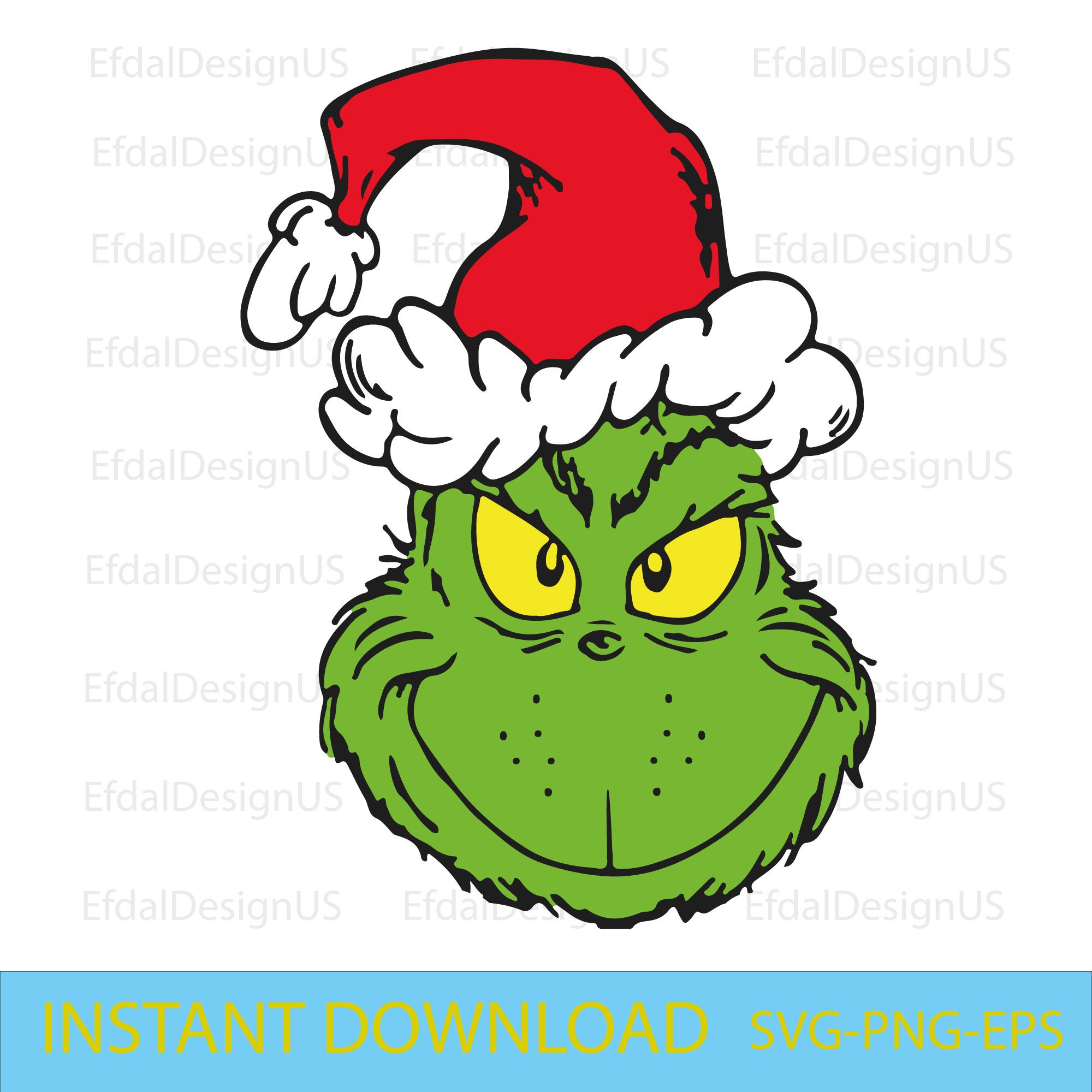 Grinch Face SVG, Grinch, Grinch Ornament, Grinch Smile, Christmas SVG, Cricut, Silhouette ...