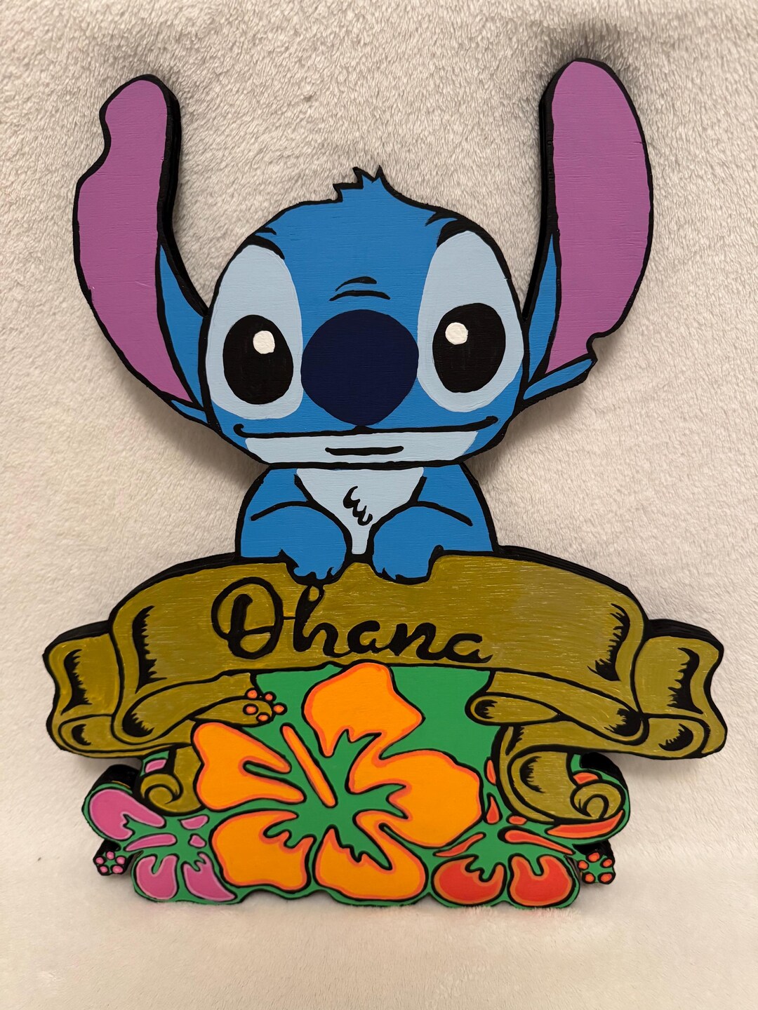 Handmade Stitch “ohana” Welcome Sign – Reclaimed Wood | Hand Painted ...