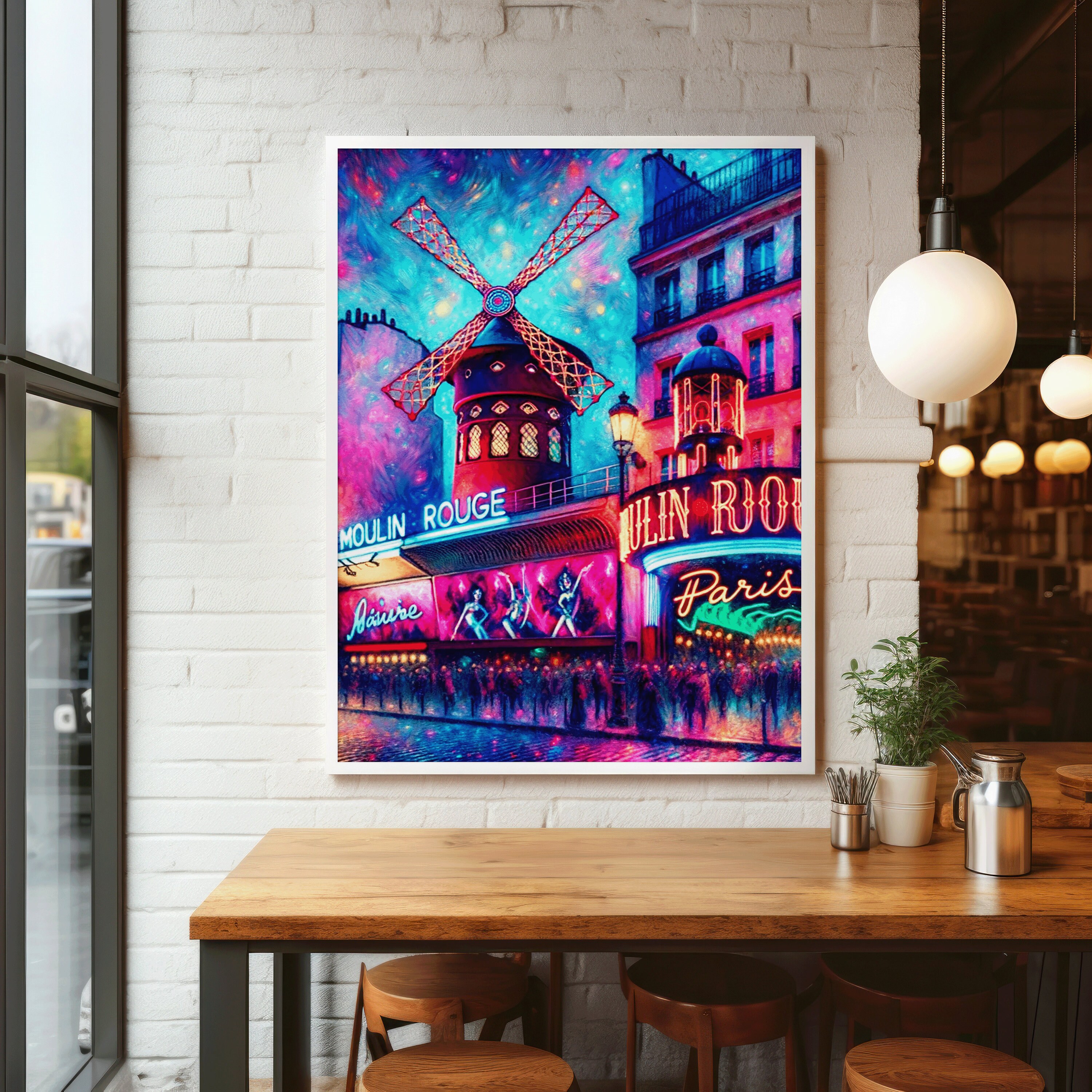 Retro Jazz Club Poster: Nostalgic Art Print of Lively Music Scene in ...