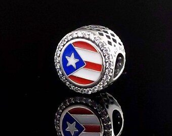 Puerto Rico Pandora Charm - Etsy