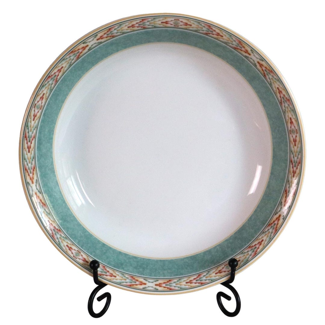 Wedgwood Home Aztec Soup Pasta Salad Cereal Bowl Porcelain 90s Vintage ...