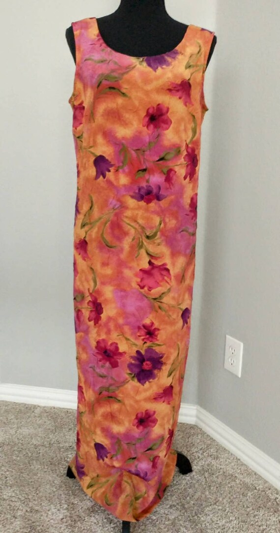 1990s vintage crinkle dress - Gem