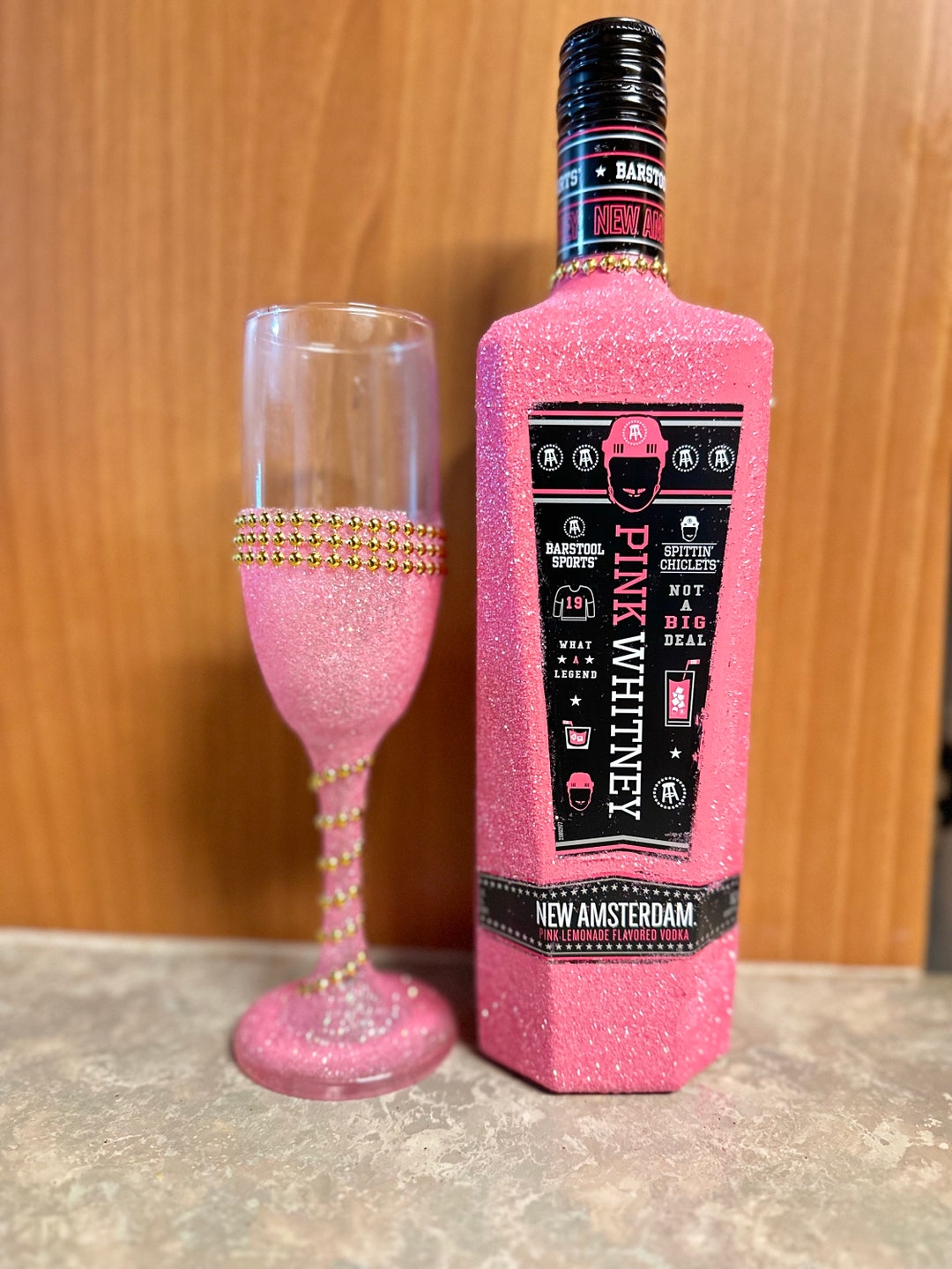 Custom Pink Whitney Bottle: Personalized Gifts for Every Occasion - Etsy