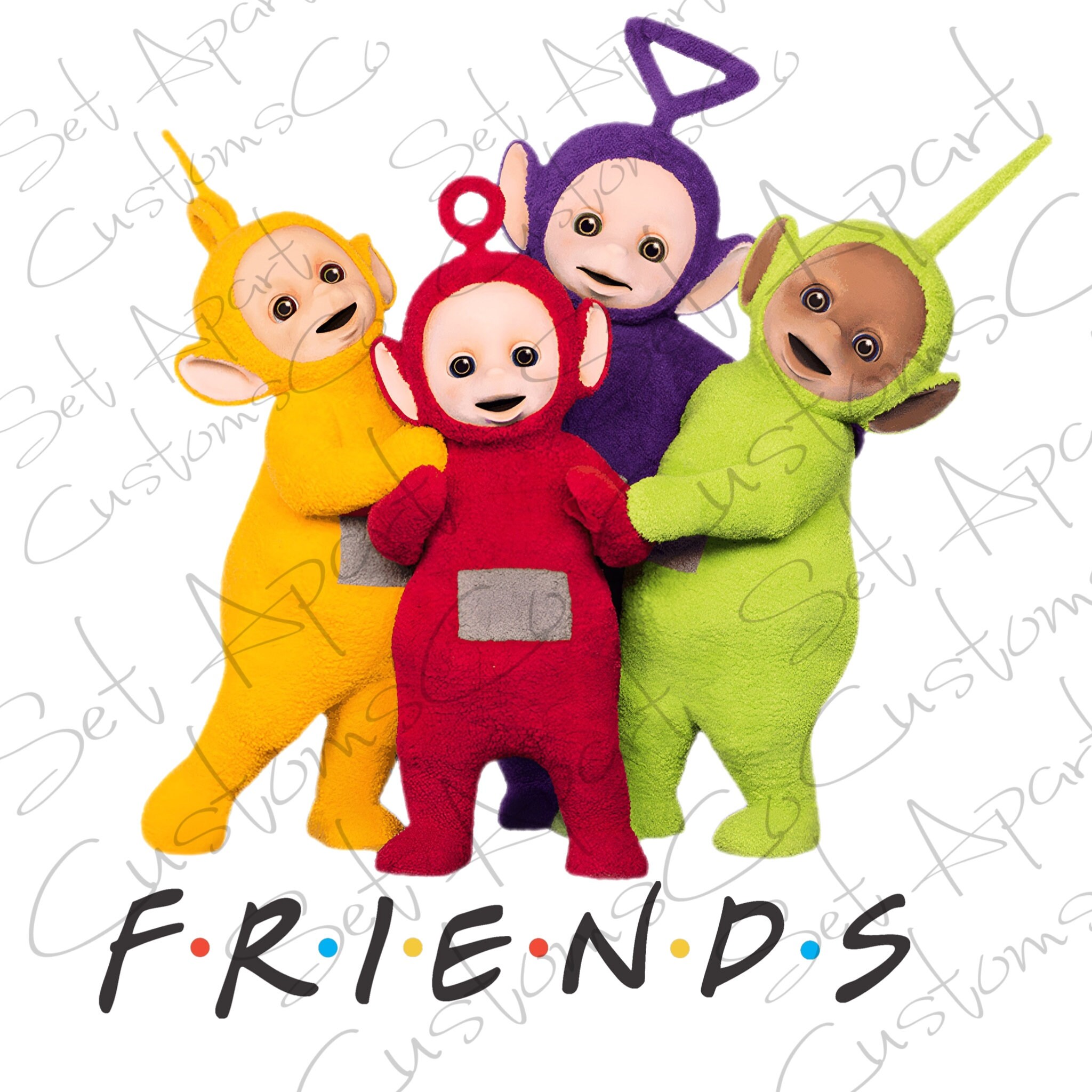 Teletubbies PNG Friends Font Digital Download PNG File - Etsy New Zealand